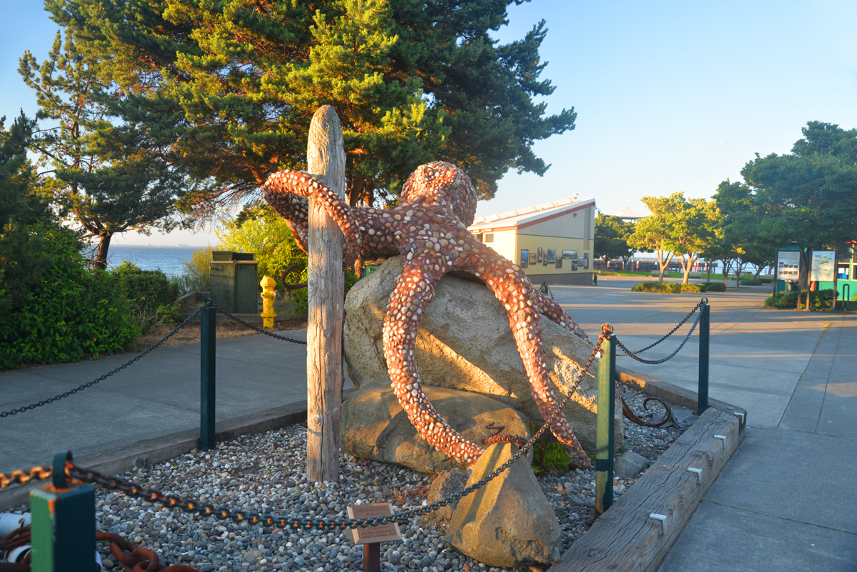 The Rocktopus By Oliver Strong and Maureen Wall Stands In The Port ...